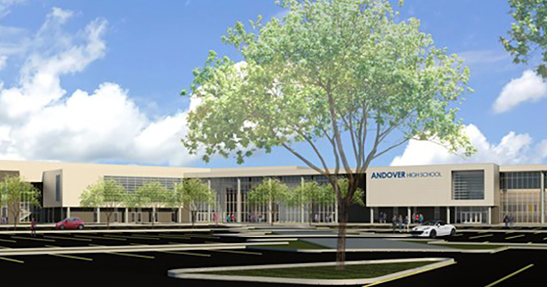 Work begins on replacement high school in Andover, Kan. | American ...