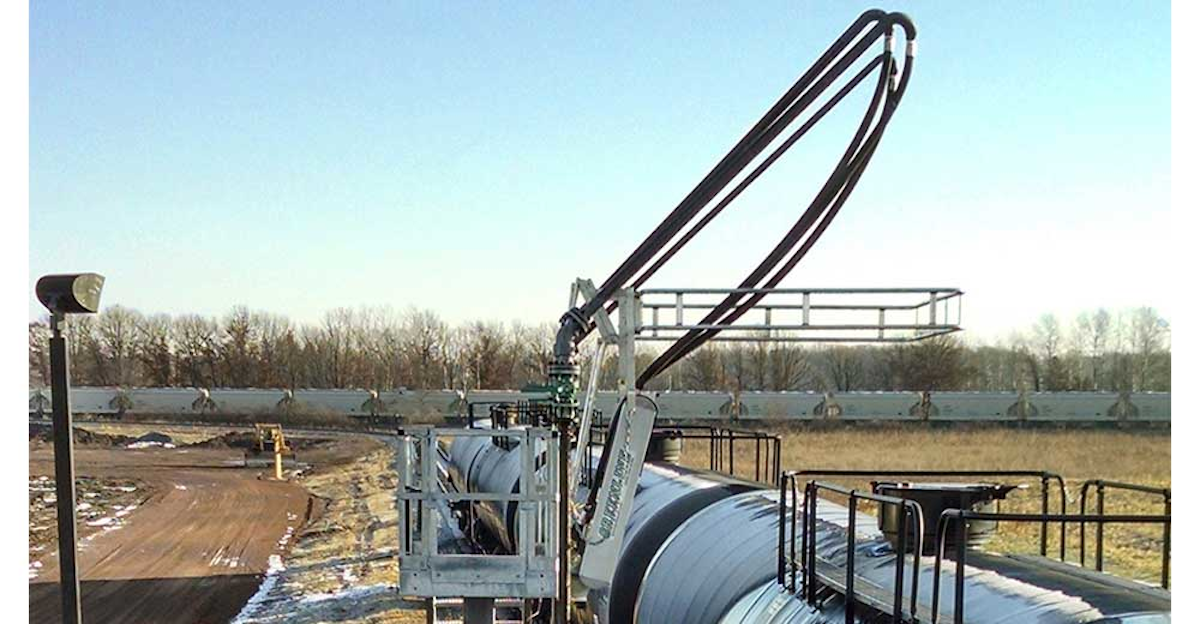Westmor designs rail loading arm with few moving parts | Bulk Transporter