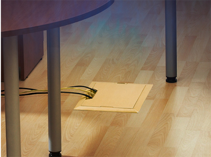 Solid Brass and Aluminum Floor Box Covers | EC&M