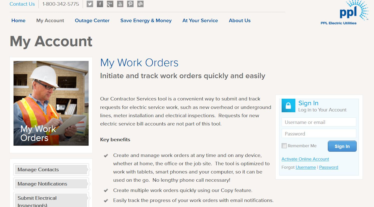 PPL Electric Utilities Expands Online Services for Contractors ...