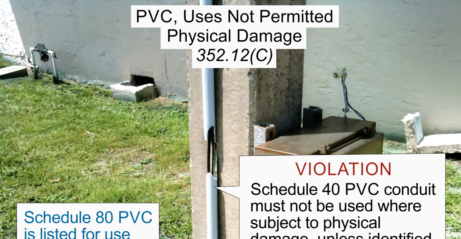 Stumped by the Code? Uses permitted for PVC conduit by the NEC | EC&M