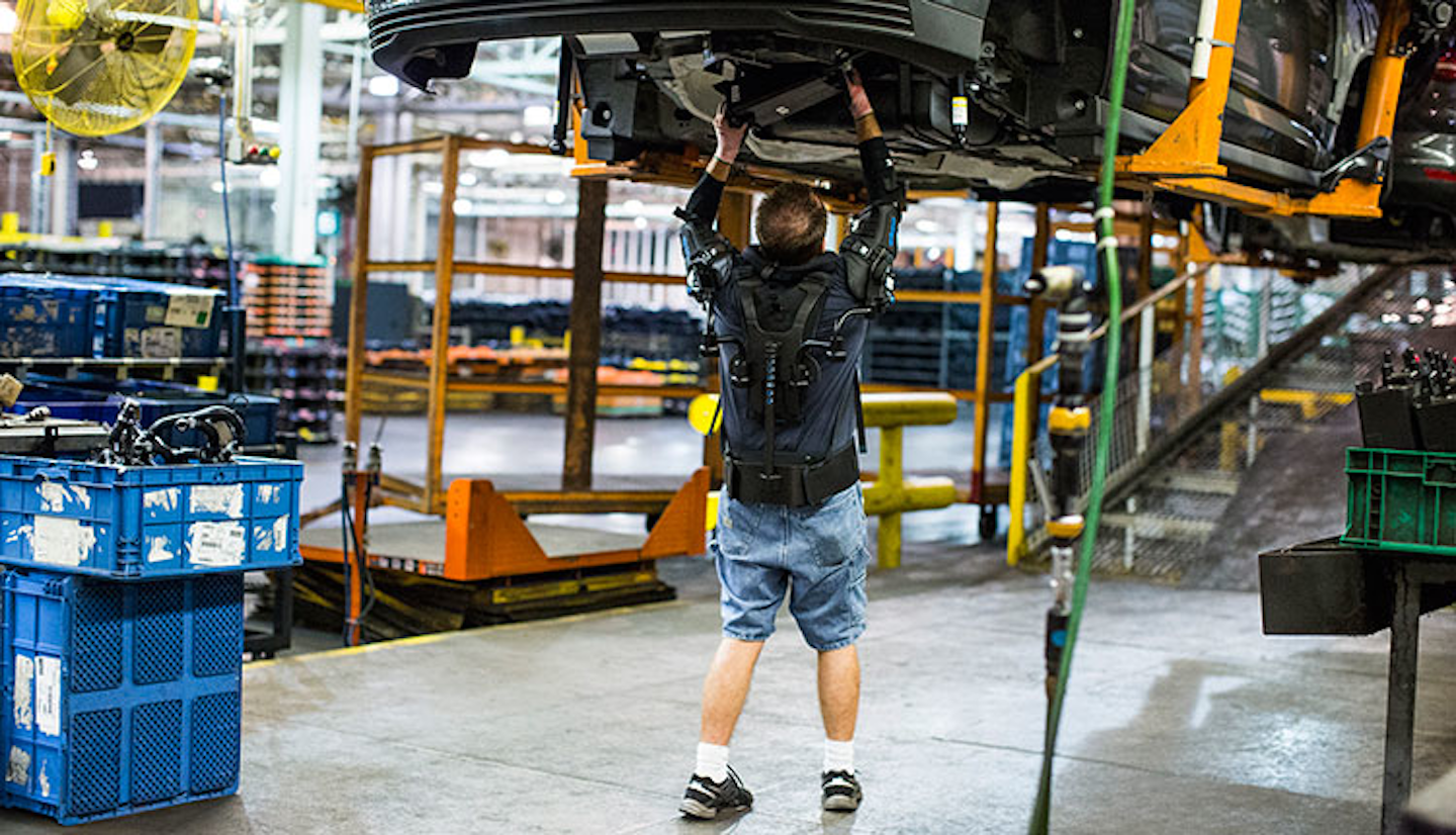 Ford Exoskeleton Trial Strengthens Workers in Body and Spirit | EHS Today