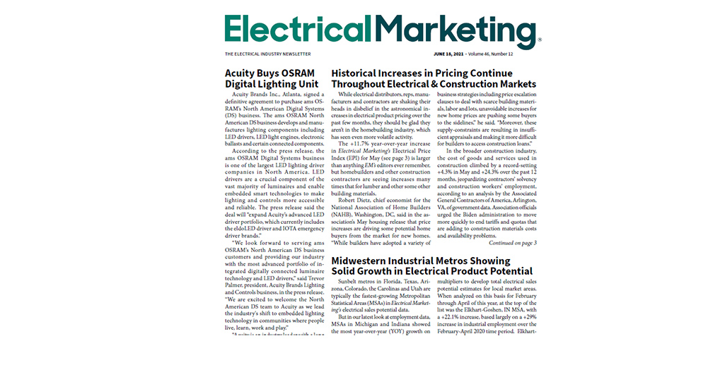 Current Issue | Electrical Marketing