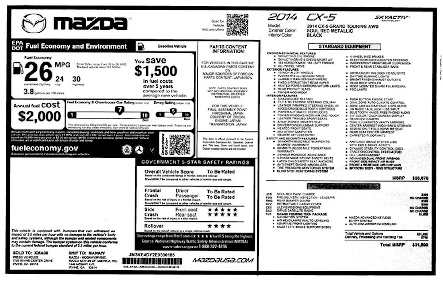 NHTSA Proposes Adding ADAS Tech to its Feature Rating System ...