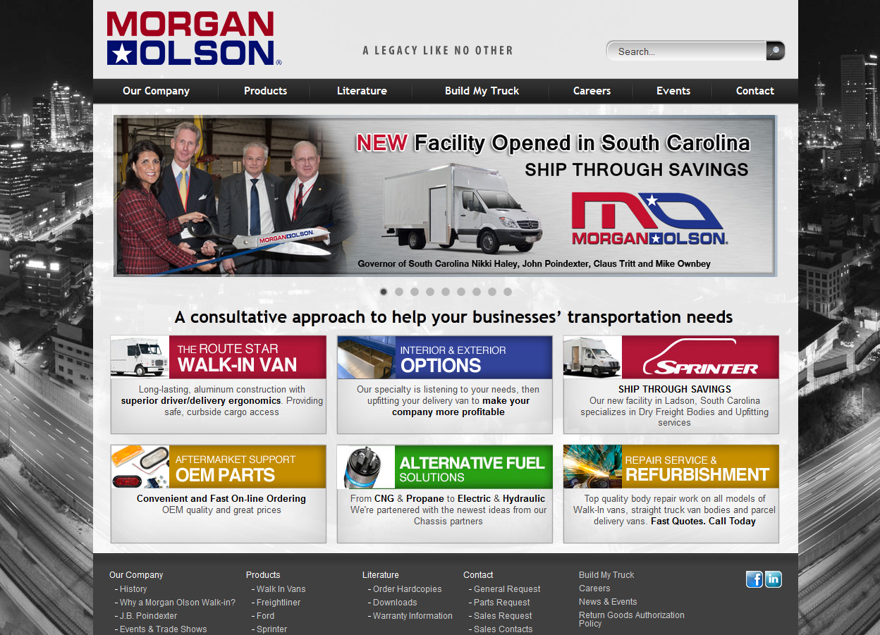 Morgan Olson launches new website | FleetOwner