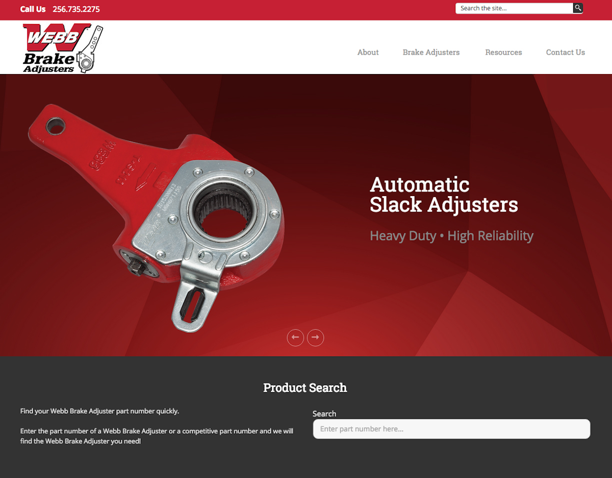 Webb Brake Adjusters launches new website | FleetOwner