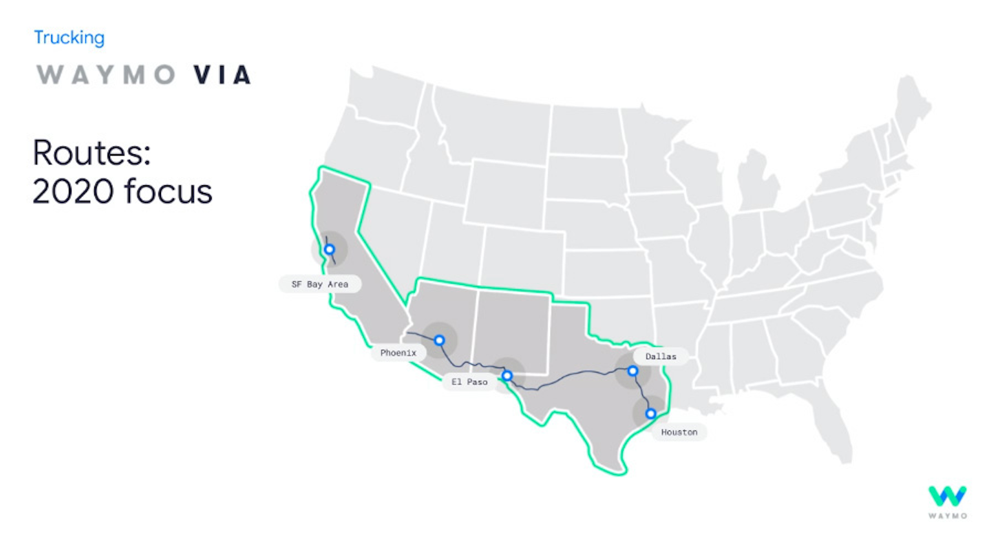 Waymo autonomous trucks begin Texas testing | FleetOwner