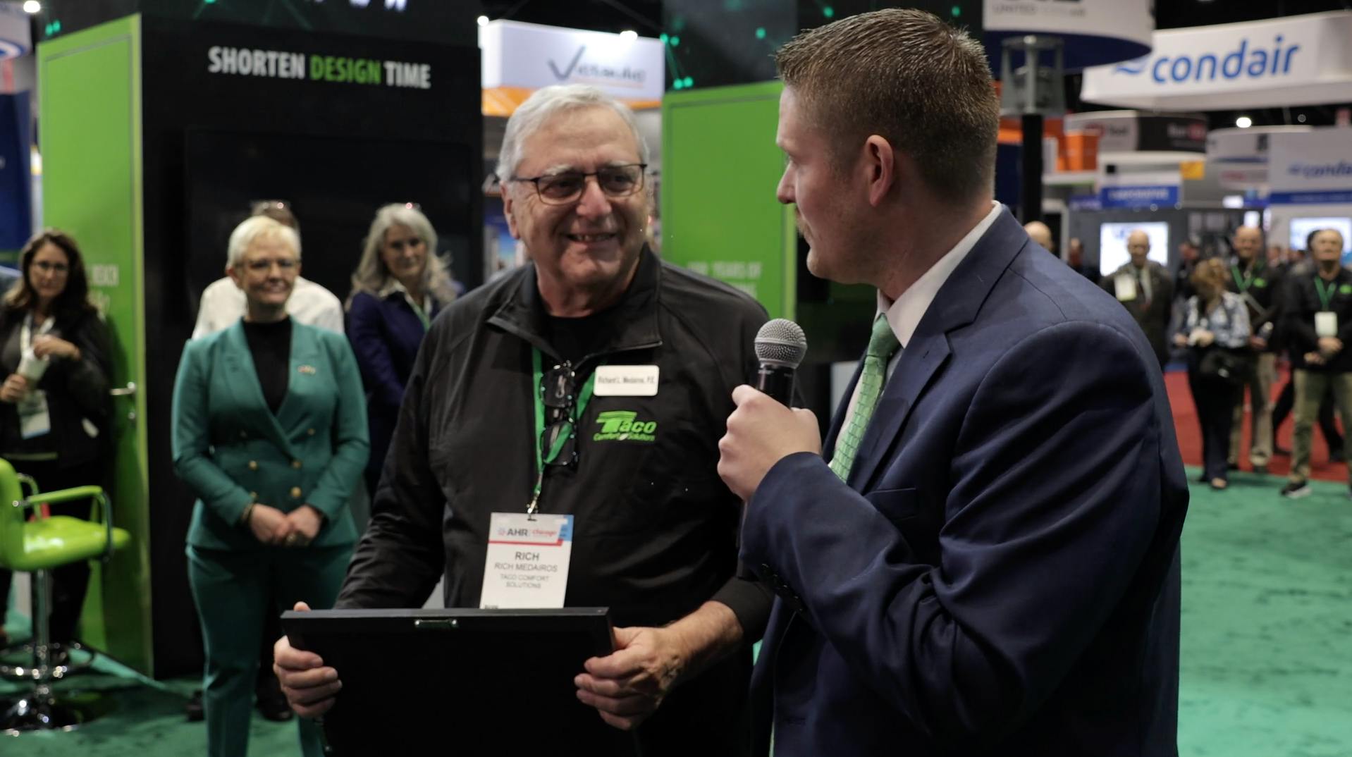 Taco Presents Dan Holohan Comfort Award at AHR Expo | HPAC Engineering