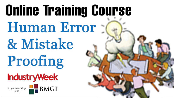 Online Training: Human Error & Mistake Proofing: Simple Changes for ...