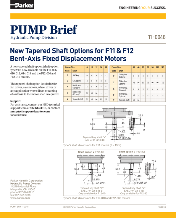 Tapered shaft option | Machine Design