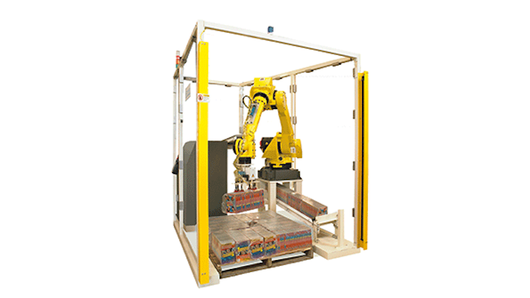 Robotic Palletizer Features Highly Rigid Arm, Advanced Servo Technology ...