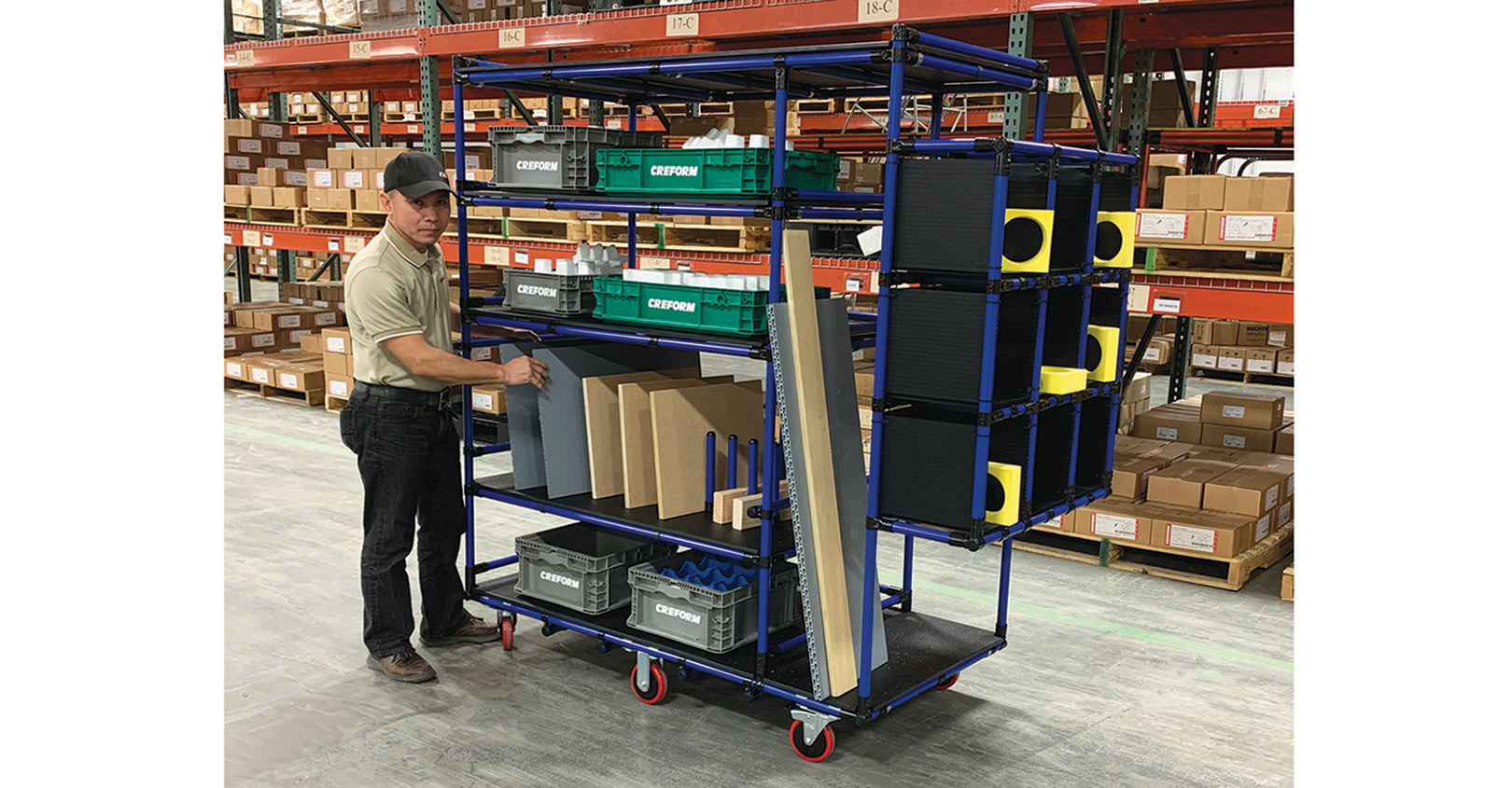 Kitting Cart for Small Batches | Material Handling and Logistics
