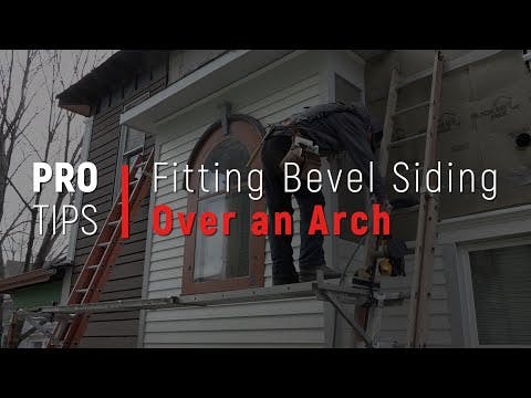 Bevel Siding Over an Arch Top Window with a Classic Pediment | Pro ...
