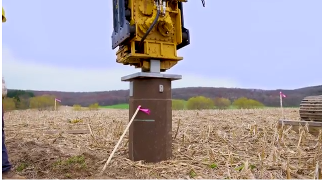 New Transmission Construction Method Uses Vibratory Hammer | T&D World
