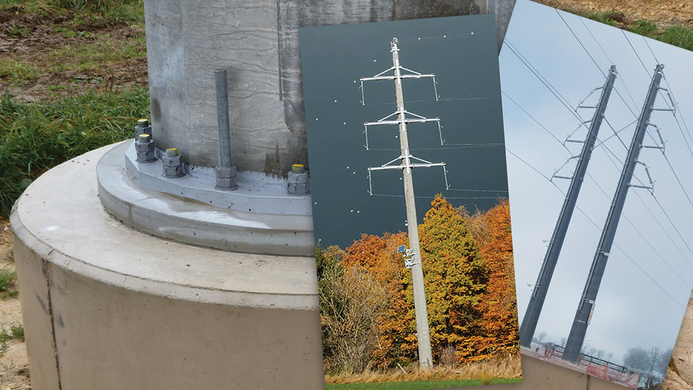 Two Types of Poles, One Transmission Line | T&D World