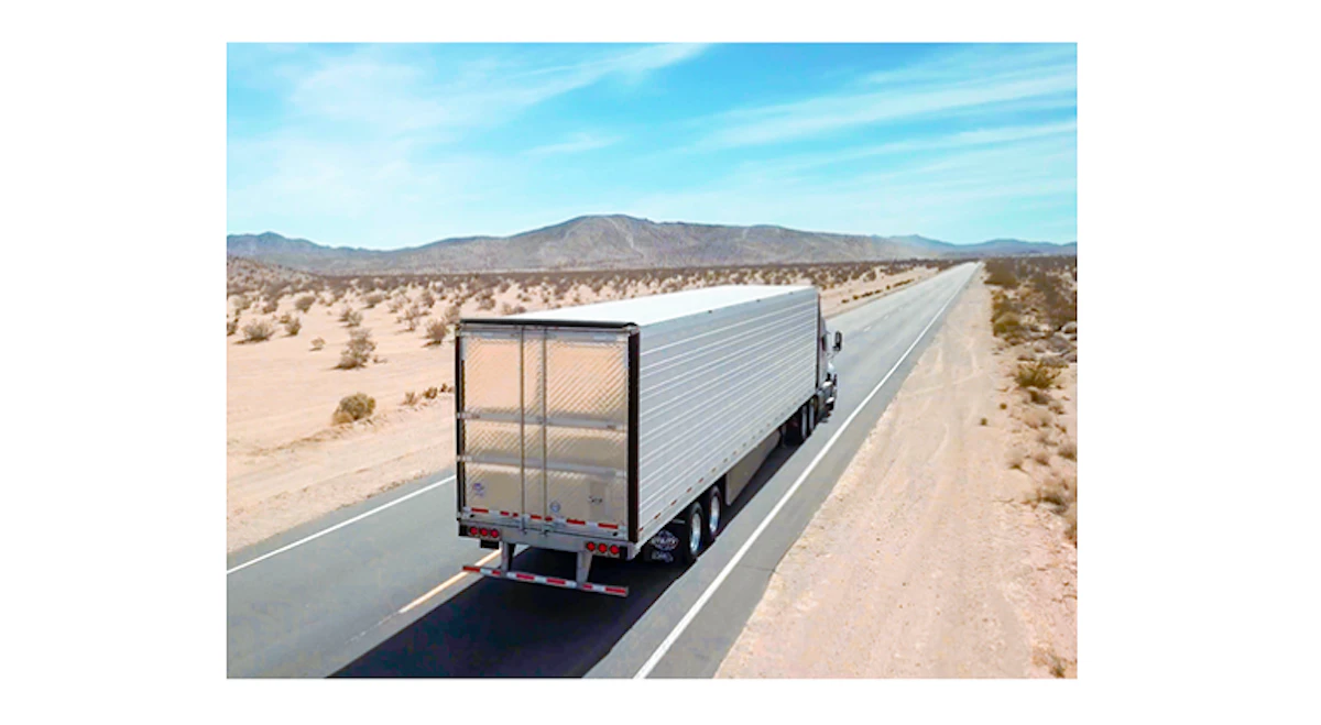 Utility unveils patented aerodynamic device for trailers | Trailer Body ...